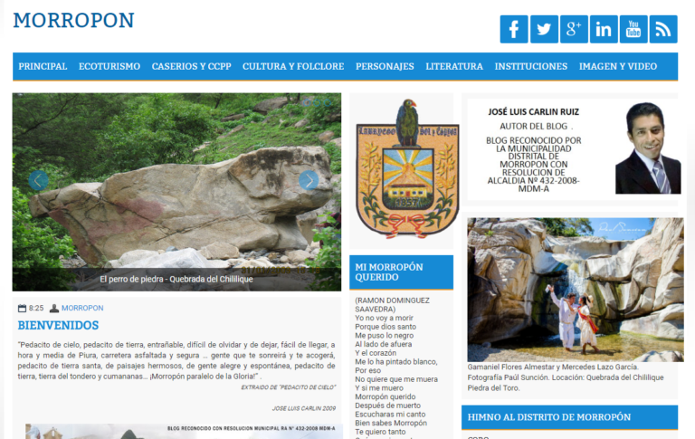 Crean plataforma digital para conocer la historia y la cultura de Morropón