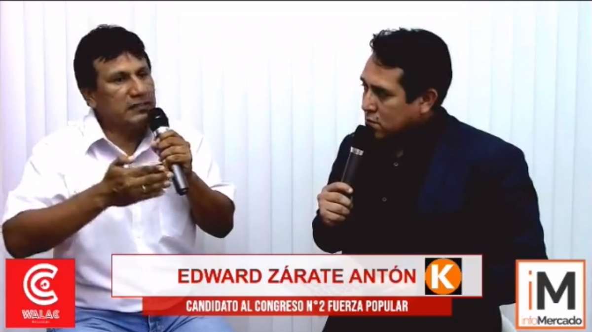 Edward Zárate propone una “Agenda Regional” de consenso para el Congreso