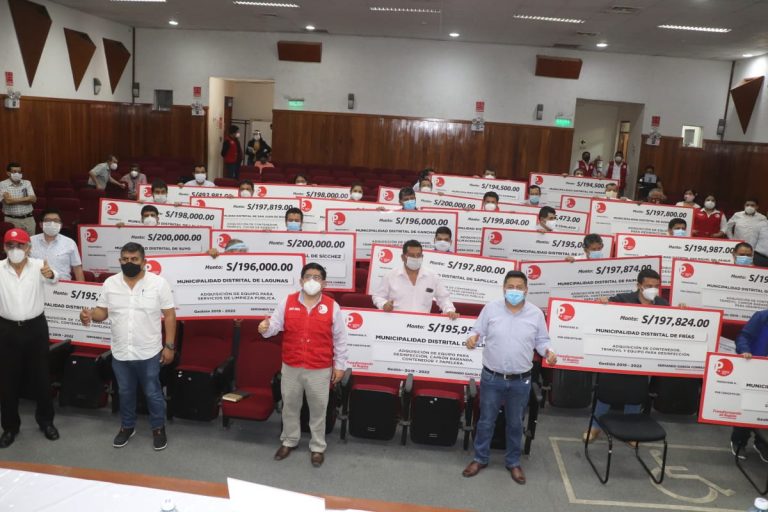 Transfieren más de S/ 6 millones a 28 municipios del Alto Piura