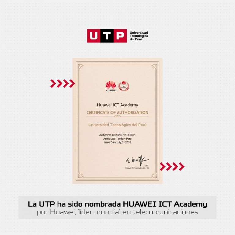 UTP es nombrada miembro del Huawei ICT Academy