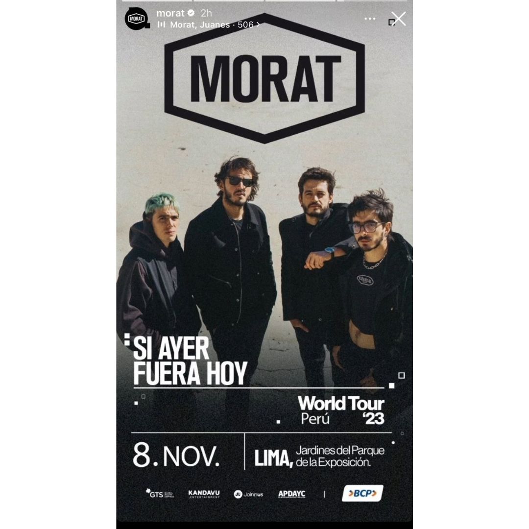 Morat confirma concierto en Perú: fecha, lugar y precio de las entradas ...