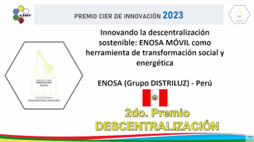 Enosa obtiene premio internacional de innovación tecnológica y social ...