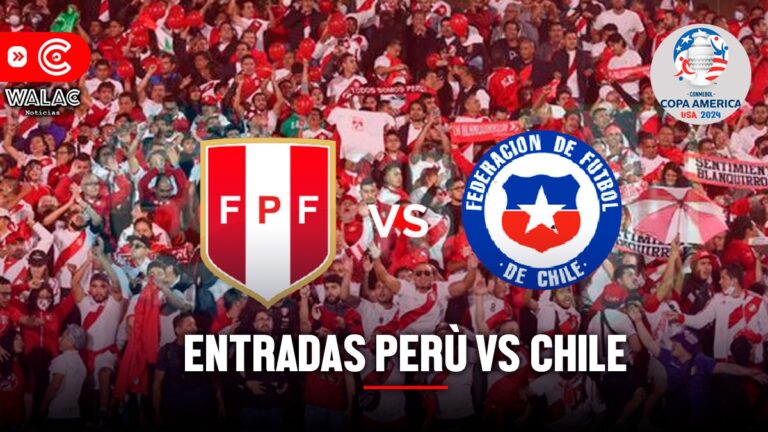 Entradas Perú vs Chile por la Copa América 2024: Precios, zonas y cómo ...