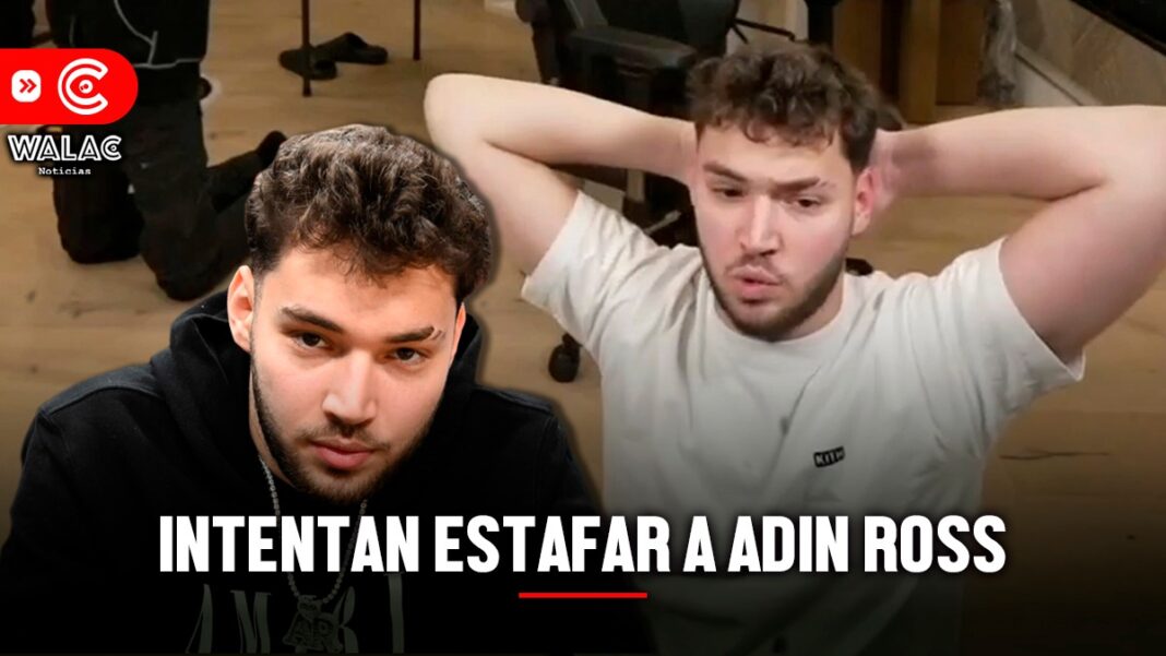 Intentan estafar a Adin Ross en un stream en vivo y sus fans se dieron ...