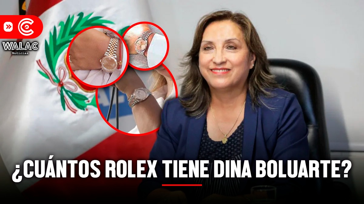 ¿Cuántos Rolex tiene Dina Boluarte? Colección superaría los S/ 84.000 ...