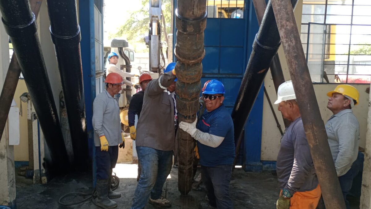 Piura: realizan el manteniendo integral del pozo tubular Sincape en La ...