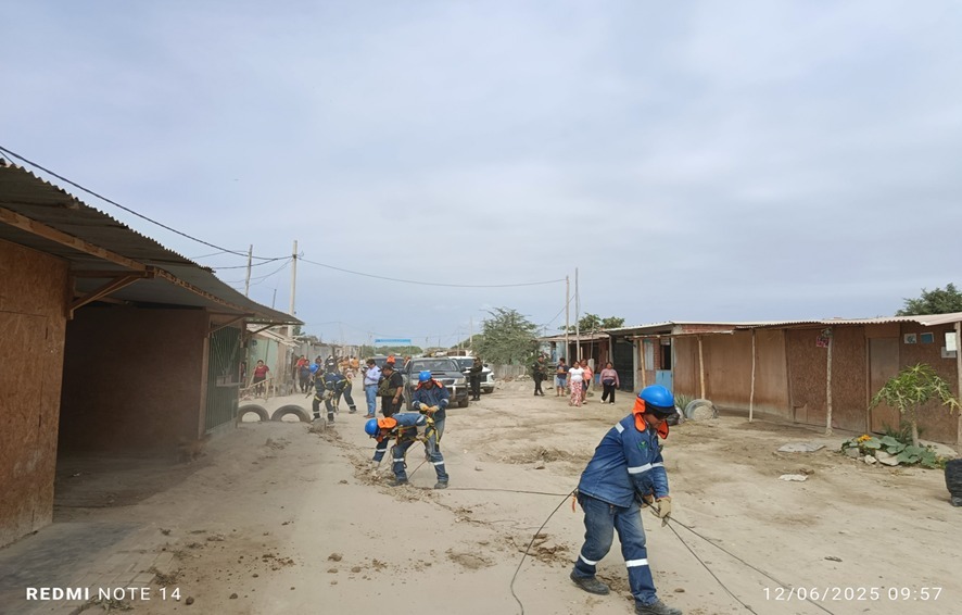 Retiran más de un kilómetro de cable clandestino en Veintiséis de ...