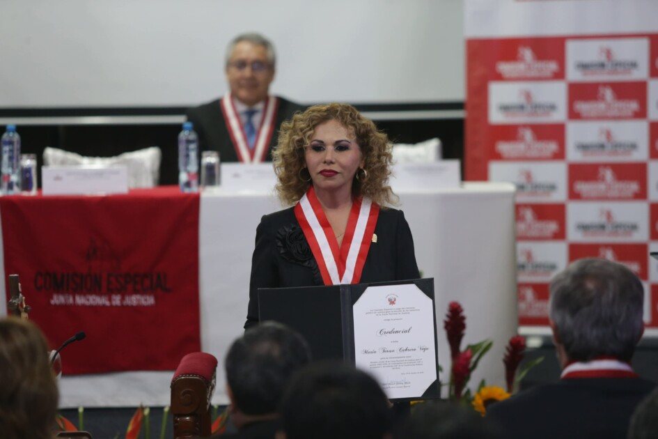 María Teresa Cabrera asume la presidencia de la JNJ | Walac Noticias